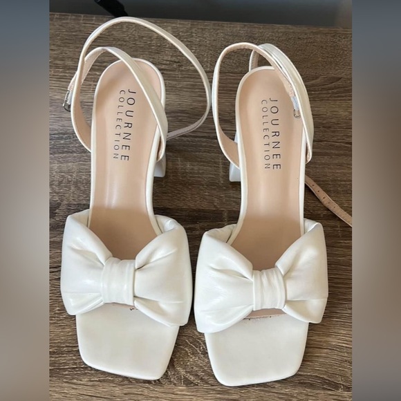Journee Collection | Shoes | Journee Collection White Block Heels ...